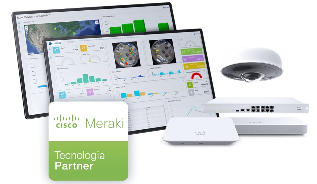 Soluções Cisco Meraki para uma rede móvel, segura e confiável.